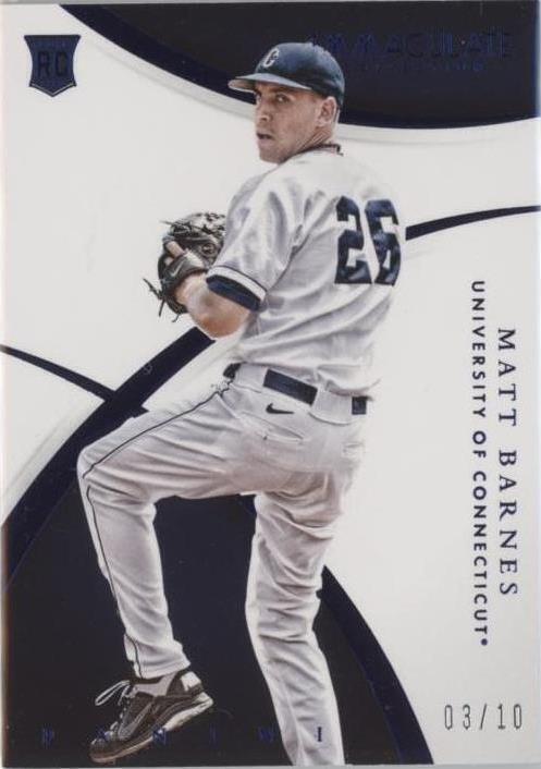 2015 Panini Immaculate Collection Collegiate - Rookie Matt Barnes #173 ...