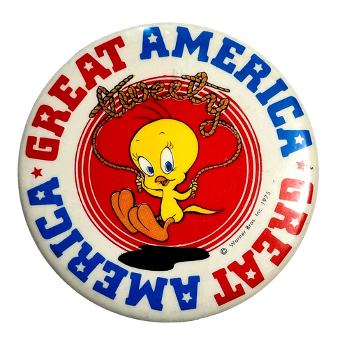 1975 Tweety Bird Looney Tunes Warner Bros Marriott's Great America 4 ...
