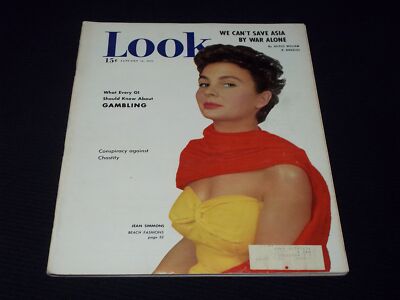 1951 JANUARY 16 LOOK MAGAZINE - JEAN SIMMONS FRONT COVER - E 20393 | eBay