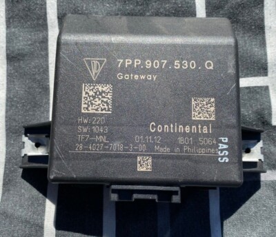 Porsche Cayenne 958 92A GATEWAY module 7PP907530Q GATEWAY Steuergerät ...