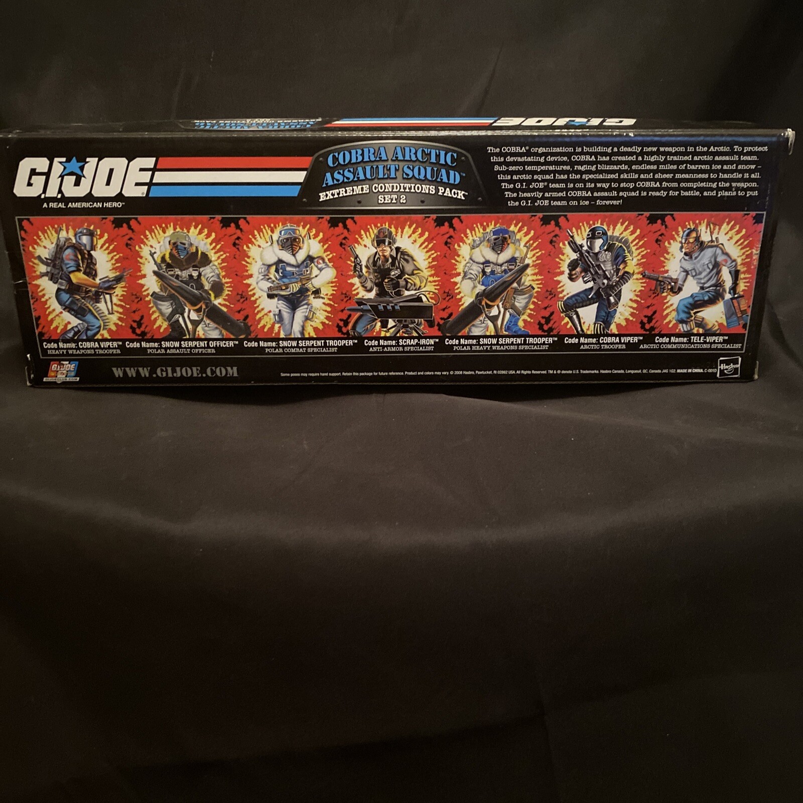 Hasbro GI Joe Cobra Arctic Assault Squad 3.75 in Action Figure ...