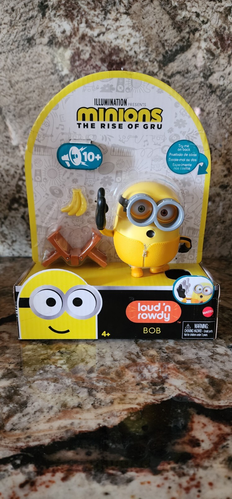 Mattel Minions: Loud 'n Rowdy Bob Talking Action Figure with Kung Fu ...