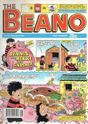 The Beano Issue Number 2585 February 1 1992 - Comic Book | eBay UK