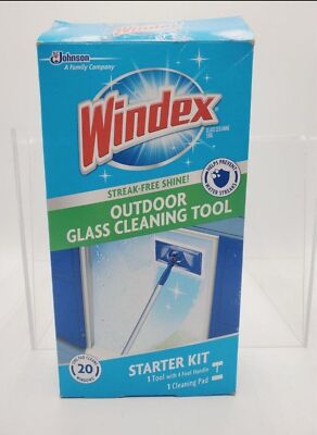 Windex Outdoor All-In-One Glass And Window Cleaner Tool Starter Kit | eBay