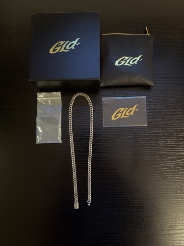 GLD Miami Cuban Chain 5mm White Gold Tone 18 Inch + Warranty Card | New ...