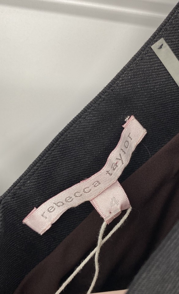 Rebecca Taylor Womens Black Short Sleeve Cross Front Midi Sheath Dress ...