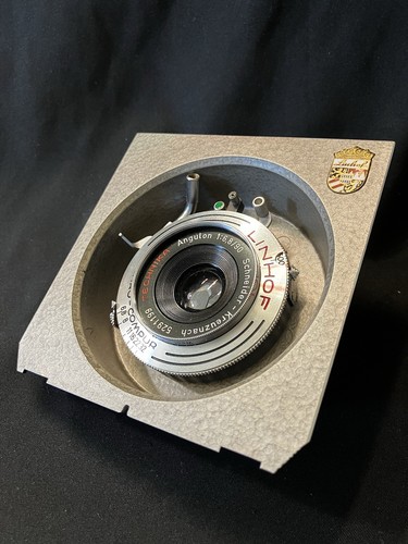 Linhof Angulon 1 :6.8/90 Lens And Lens Board For 4x5 Linhof Technika ...