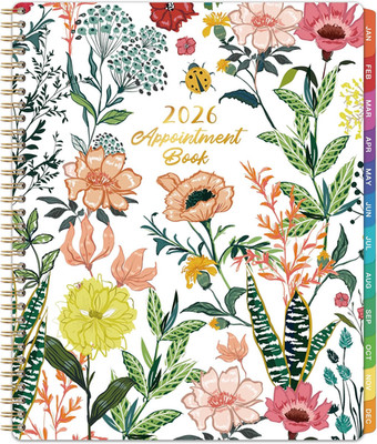 2026 Daily Hourly Planner Appointment Book 8.5x11 Weekly Monthly Tabs ...