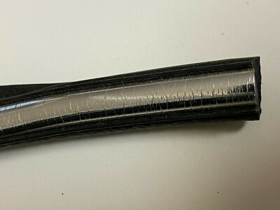 VINTAGE "CHROME" STRIPE WINDLACE,PANEL TRIM,SEAL,MOULDING,MOLDING,1/2 ...