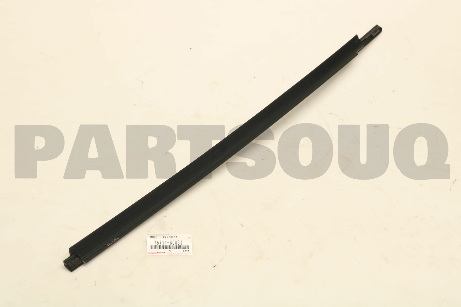 7571160061 Genuine Toyota MOULDING, FRONT DOOR BELT, RH 75711-60061 | eBay