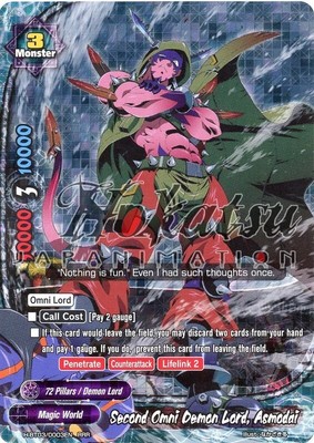 BFE H-BT03/0003EN Second Omni Demon Lord, Asmodai H-BT03/0003EN ...