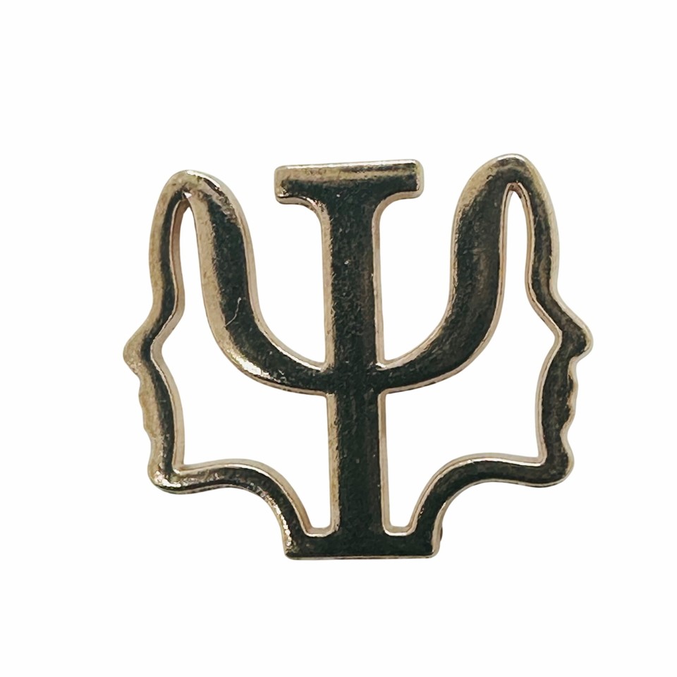 ⭐Psychology Psi Symbol Brooch Psychiatrist Pin Badge on Medical Doctor ...