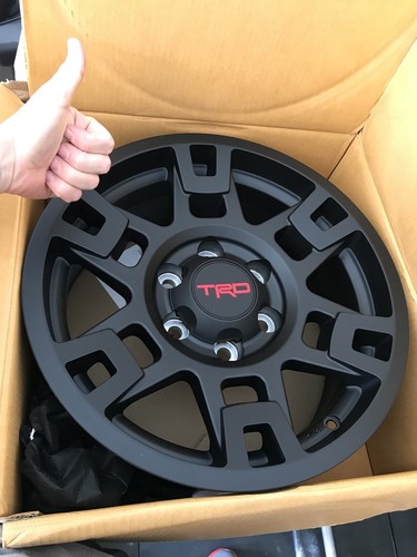 TRD 17 Inch TRD Pro Wheels 4runner FJ Tacoma PTR2035110BK for sale ...