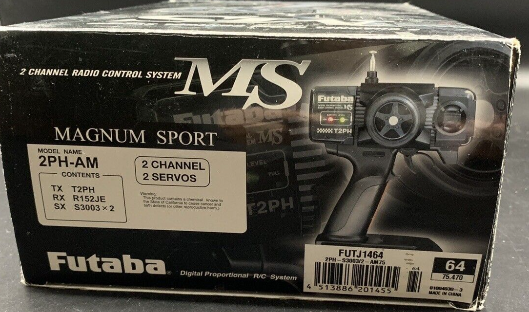 Vintage RC Futaba T2PH 2 Channel 75 MHz Am Radio Transmitter for sale ...