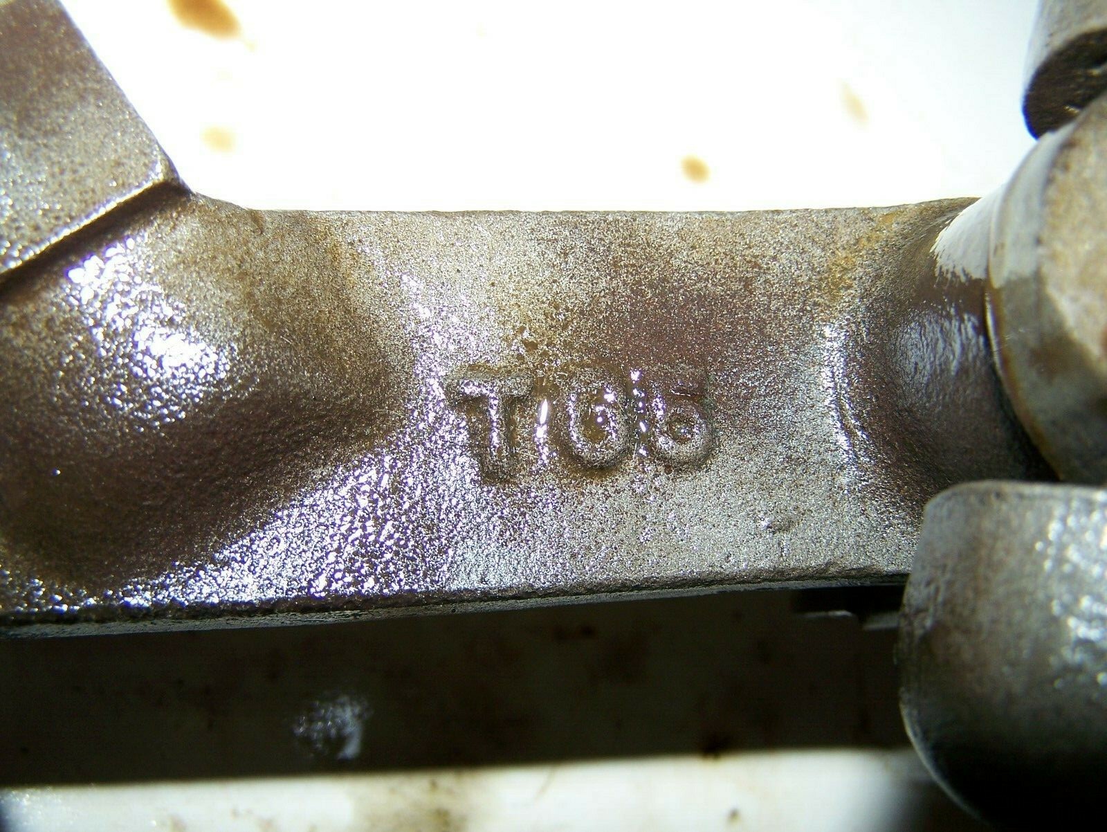 Old TAYLOR VACUUM Governor Bracket Assembly T65 Hit Miss Gas Engine ...