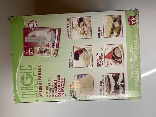 Magic Bullet Dessert Bullet DBR-0101 Blender - White for sale online | eBay