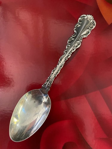 ANTIQUE PAT 1891 STERLING SILVER H. J. HOWE TEA SPOON 5 3/4" VERY NICE ...