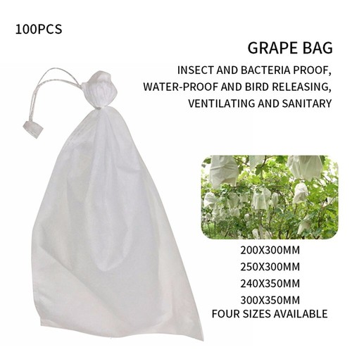 Protect Your Harvest 100Pcs Fruit and Vegetable Grape Bags Against ...