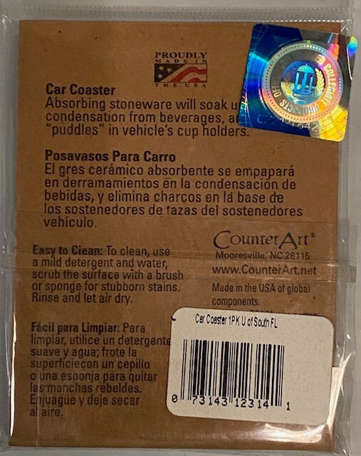 Counter Art Car Coaster USF **12314** | eBay