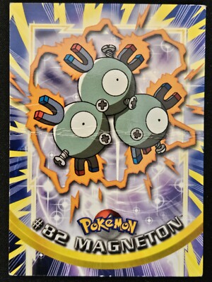 Magneton #82 Topps Blue Label TV Animation Edition Non Holo Pokémon TCG ...