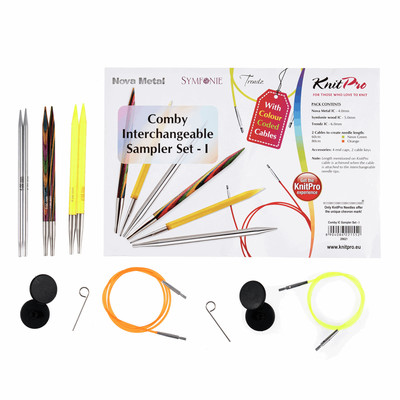 KnitPro Knitting Pins: Circular: Interchangeable: Sampler Set: I | eBay