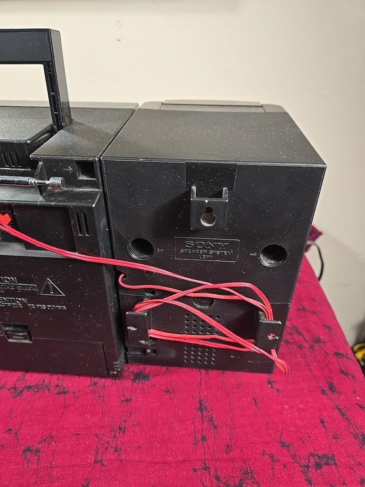 Sony CFS-1000 AM FM Radio Cassette Player Recorder Vintage Boombox | eBay