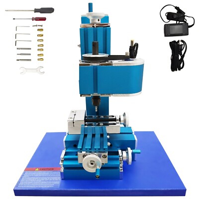 AC100V-240V Mini DIY Tool Benchtop Wood Lathe Metal Drilling & Milling ...