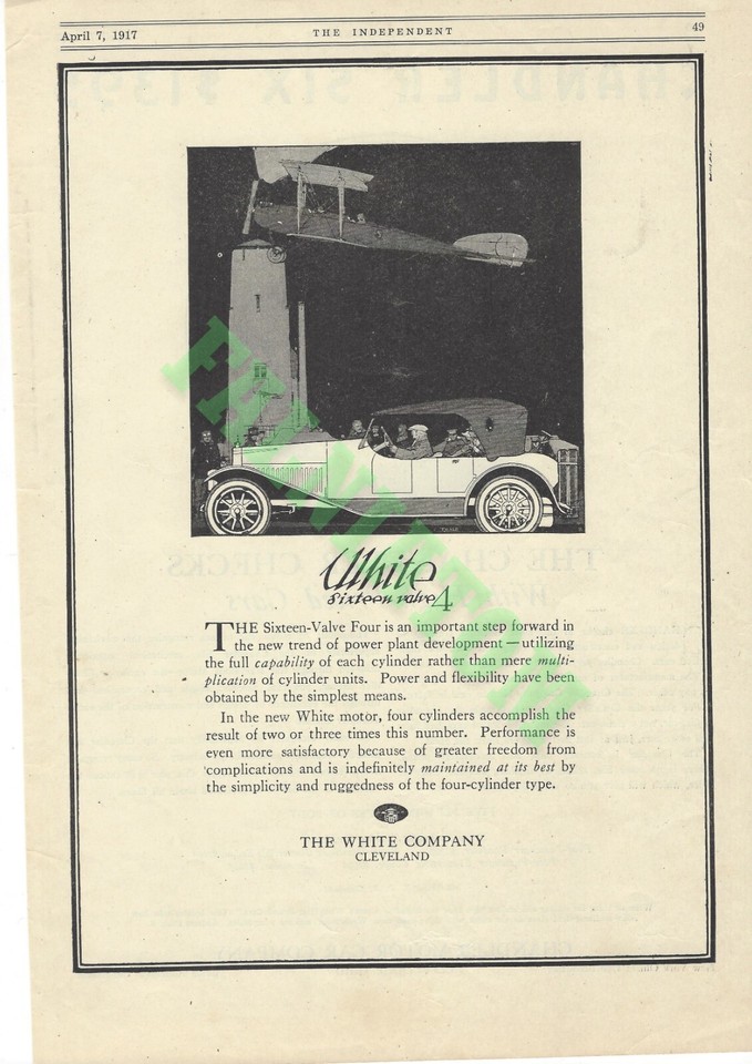 1917 Print Ad - Chandler Motor Car - White Motor Company | eBay