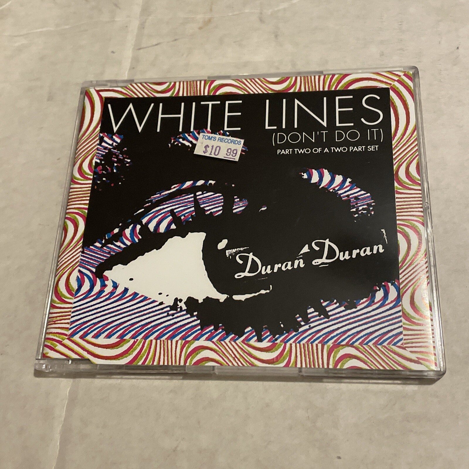 B1 DURAN DURAN - WHITE LINES (DON'T DO IT) 1995 UK CD2 SIMON LE BON ...