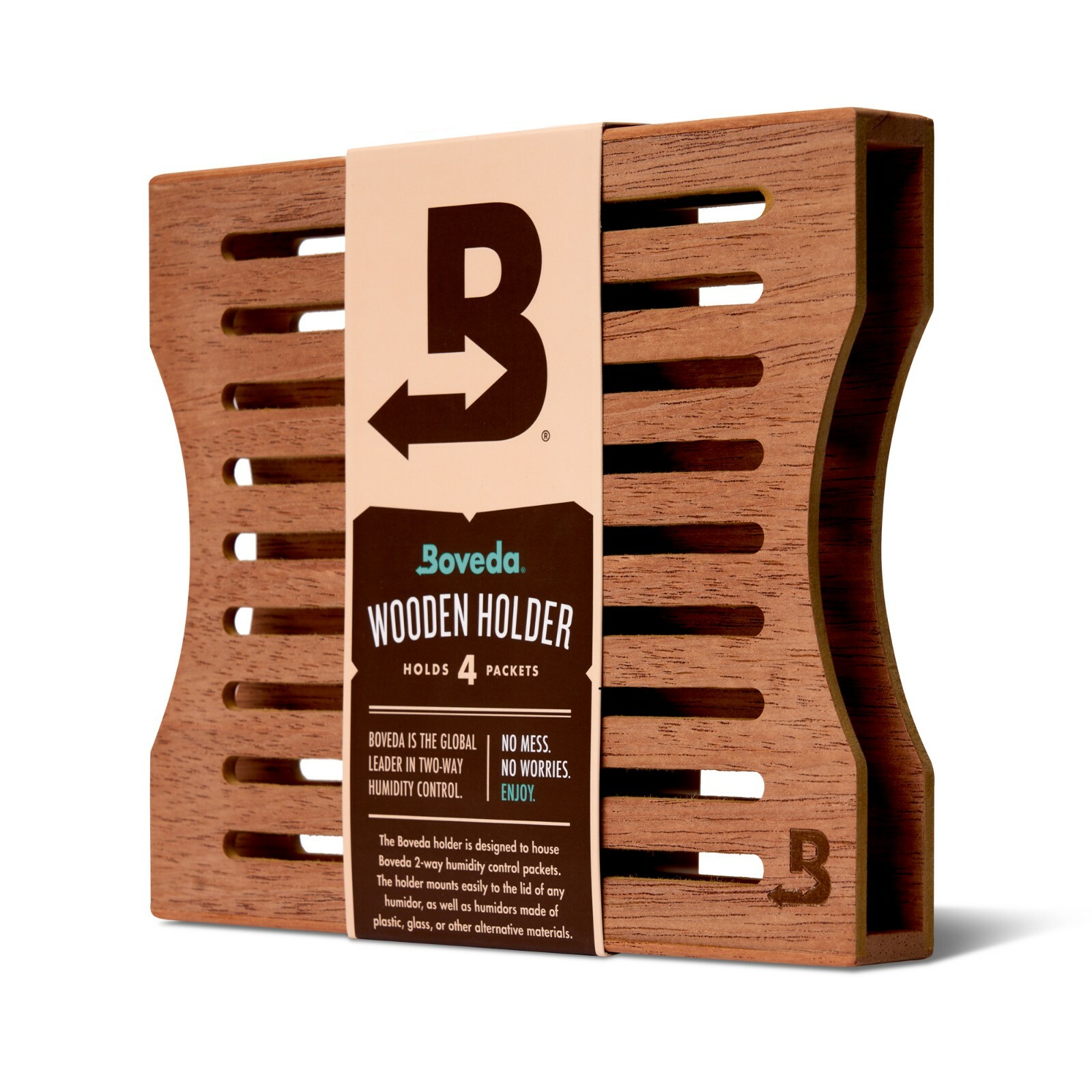 Boveda Cedar Wood 4-packet Holder & Magnetic Mounting Kit for Cigar ...