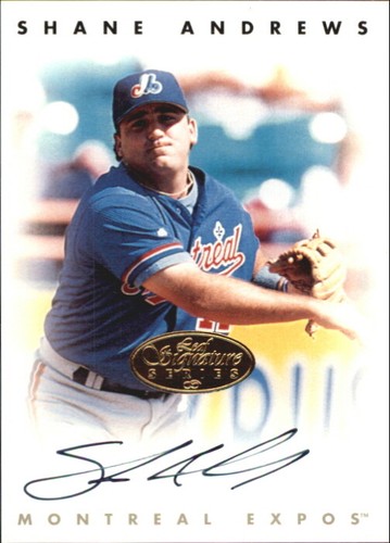 1996 Leaf Signature Autograph Gold #9 Shane Andrews | eBay