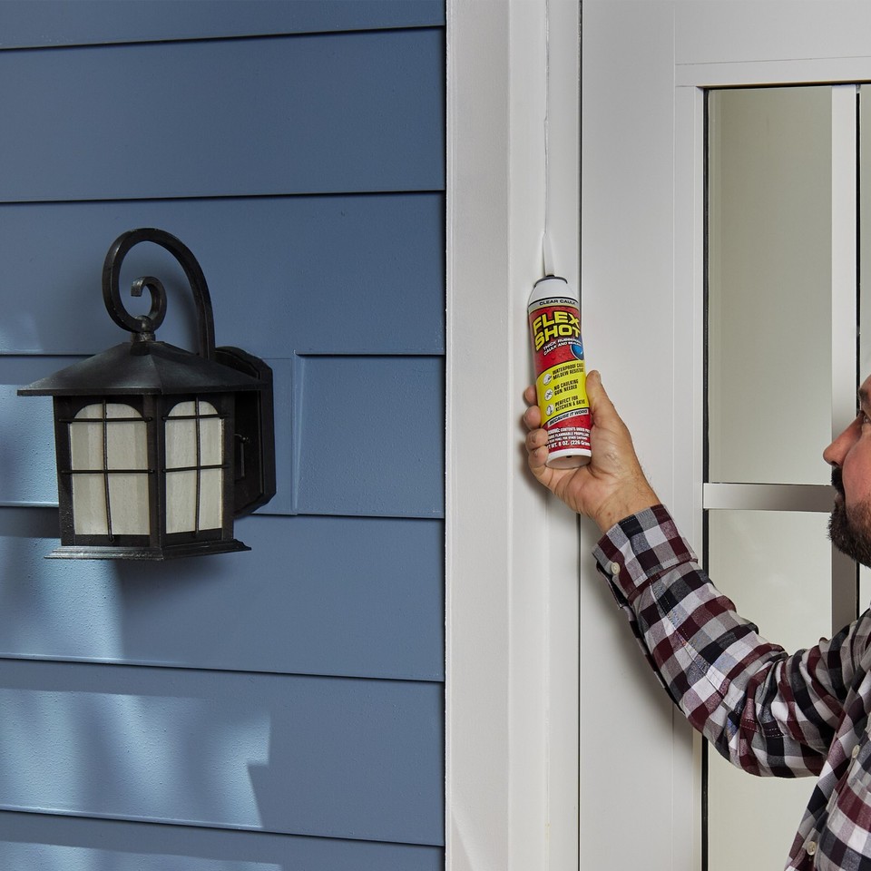 Flex Shot Clear 8-oz. Thick Rubber Adhesive Sealant Caulk Bond Seal BUY ...