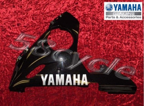 05 Yamaha R6 RAVEN Black Left Side Lower Fairing 2005 NEW but has ...