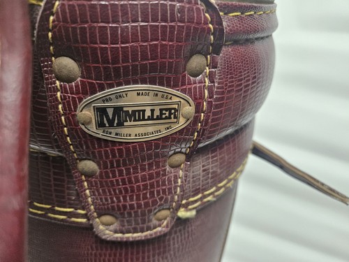Vintage Ron Miller Associates Pro Model Maroon Golf Bag | eBay