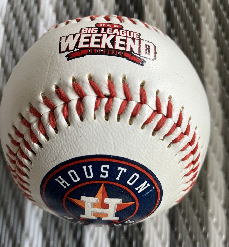 Houston Astros Texas Rangers Rawlings League weekend Souvenir Baseball ...