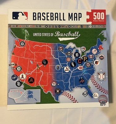 Baseball MLB Map Jigsaw Puzzle 500 Piece | eBay