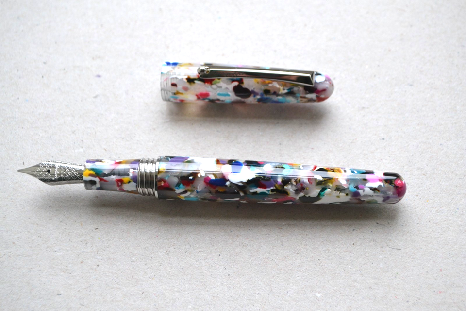 Montegrappa Elmo Ambiente Kaleido fountain pen fine nib New | eBay UK