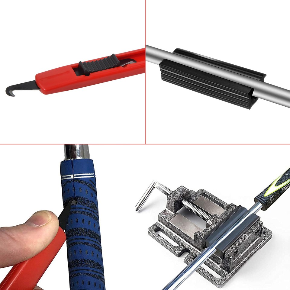 Regripping Kit Rubber Vise Clamp Golf Grip Tape Rolls Hook Blade ...