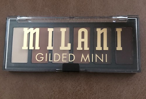 New-Milani gilded mini eyeshadow palette-110 whiskey business-6 colors ...
