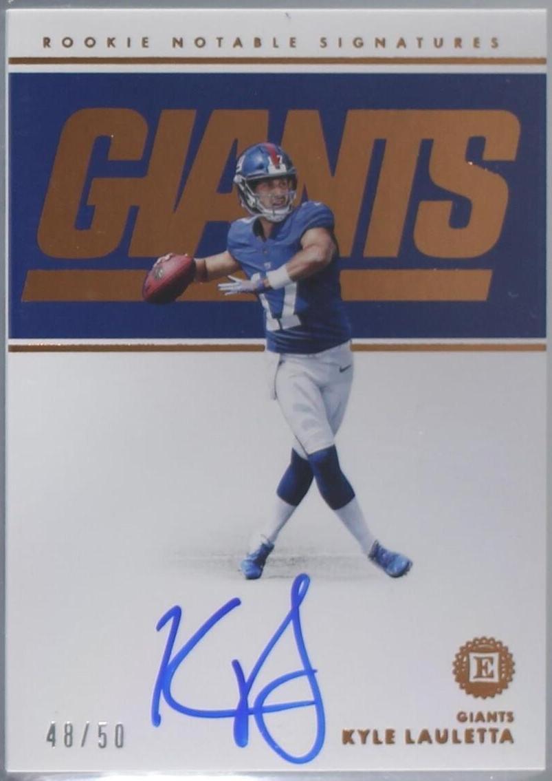2018 Panini Encased - Rookie Notable Signatures Kyle Lauletta #RNS-KL ...
