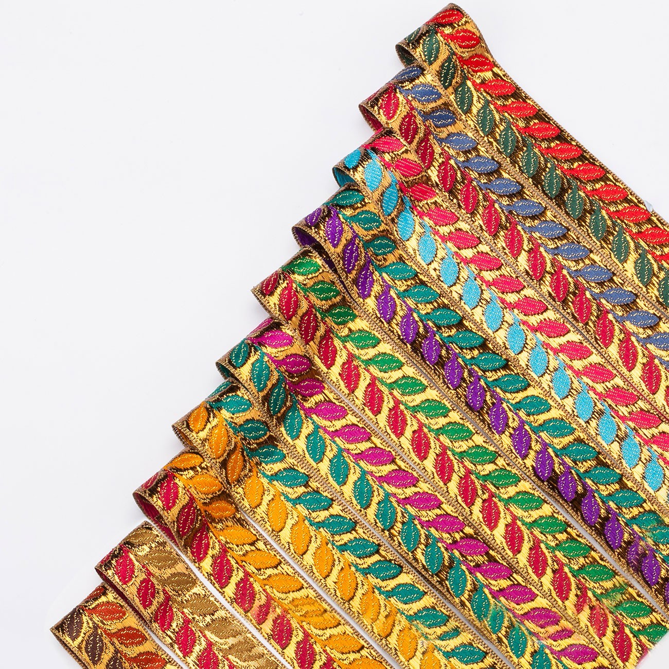 Neotrim Paisley Vine Ribbon Trimming, Vintage Gold Metallic 4cm,Home ...