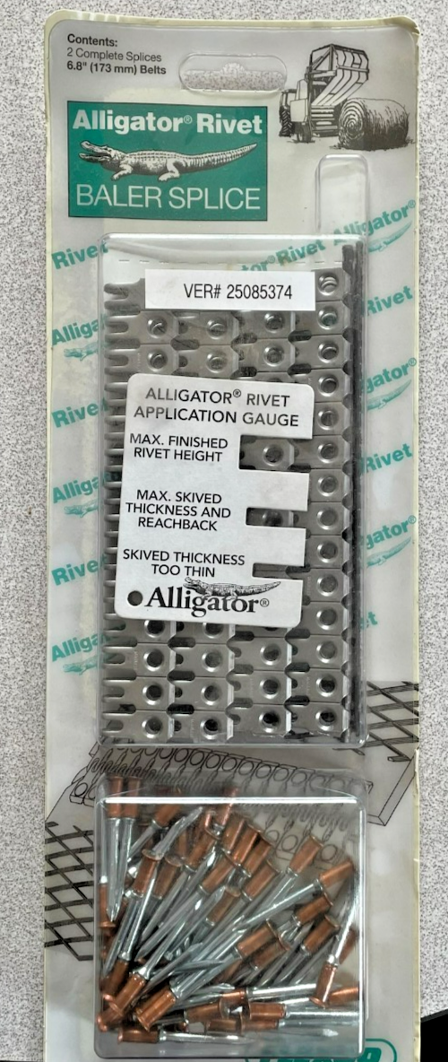 Flexco Alligator Rivet Baler Splice belt splice kit part# 25085374 | eBay