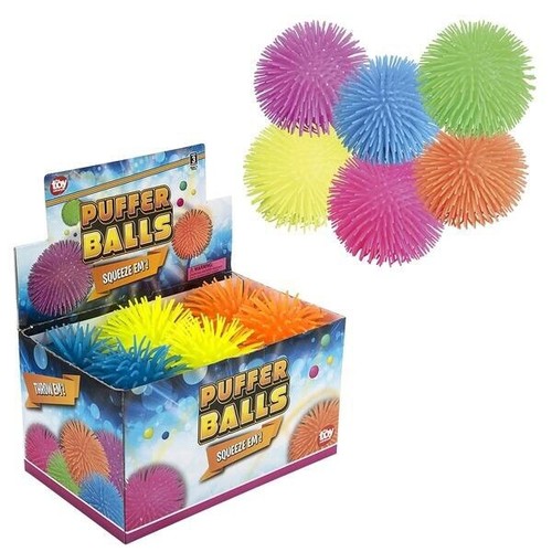 12 PC 5" Puffer Ball Squeeze Sensory Fidget Toys Party Favors | eBay