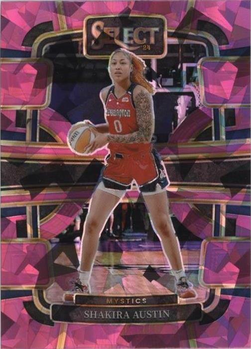 2024 Panini Select WNBA - Concourse Shakira Austin #17 Pink Ice Prizm ...