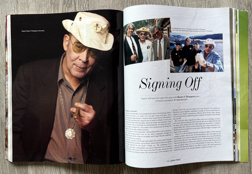 Hunter S Thompson in magazine Oliver Hudson Cover ASPENPEAK 2005 | eBay