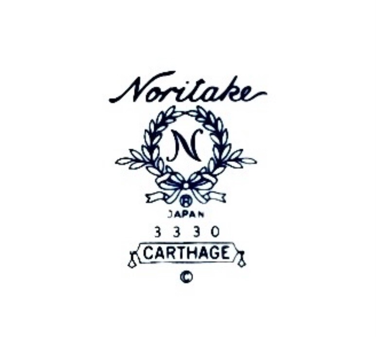 Noritake CARTHAGE 3330 Pink Floral Gray Leaves Bread & Butter Plate NEW ...