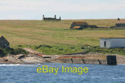 Photo 6x4 Geo of Nethertown Pier Abandoned Stroma, island in the stream ...