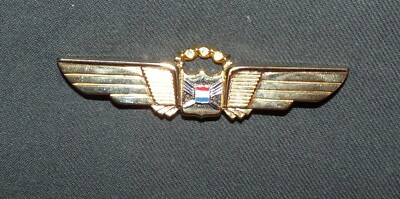 Original Vintage United Airlines Pilot Wings 5th Issue Leavens Mfg | eBay