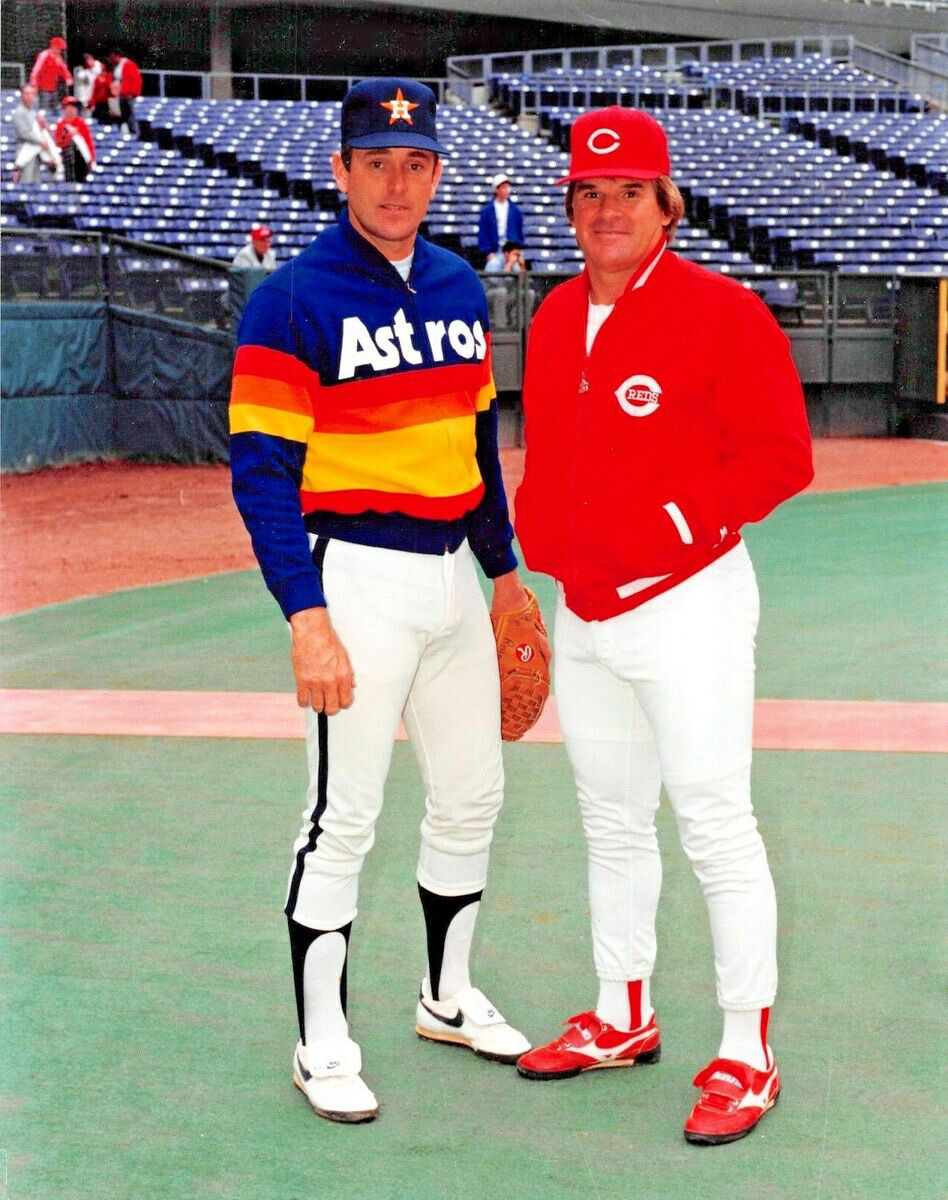Nolan Ryan Houston Astros & Pete Rose Cincinnati Reds 8x10 Picture ...