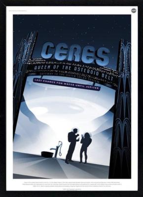 Ceres NASA Graphic Inspirational Travel Poster | eBay